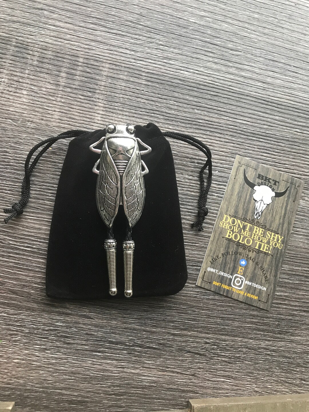 Cicada Insect Bug Bolo Tie Necklace Wedding Gift Men Women Kids ...