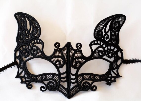 Black Fox Masquerade Mask