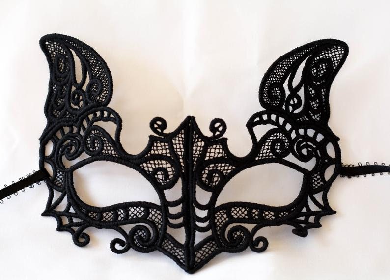 Masquerade Mask Black Fox Lace Masquerade Mask Sexy Fox - Etsy
