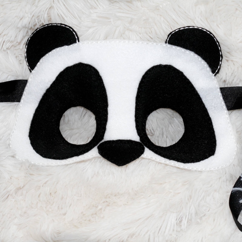 Panda Mask - Etsy