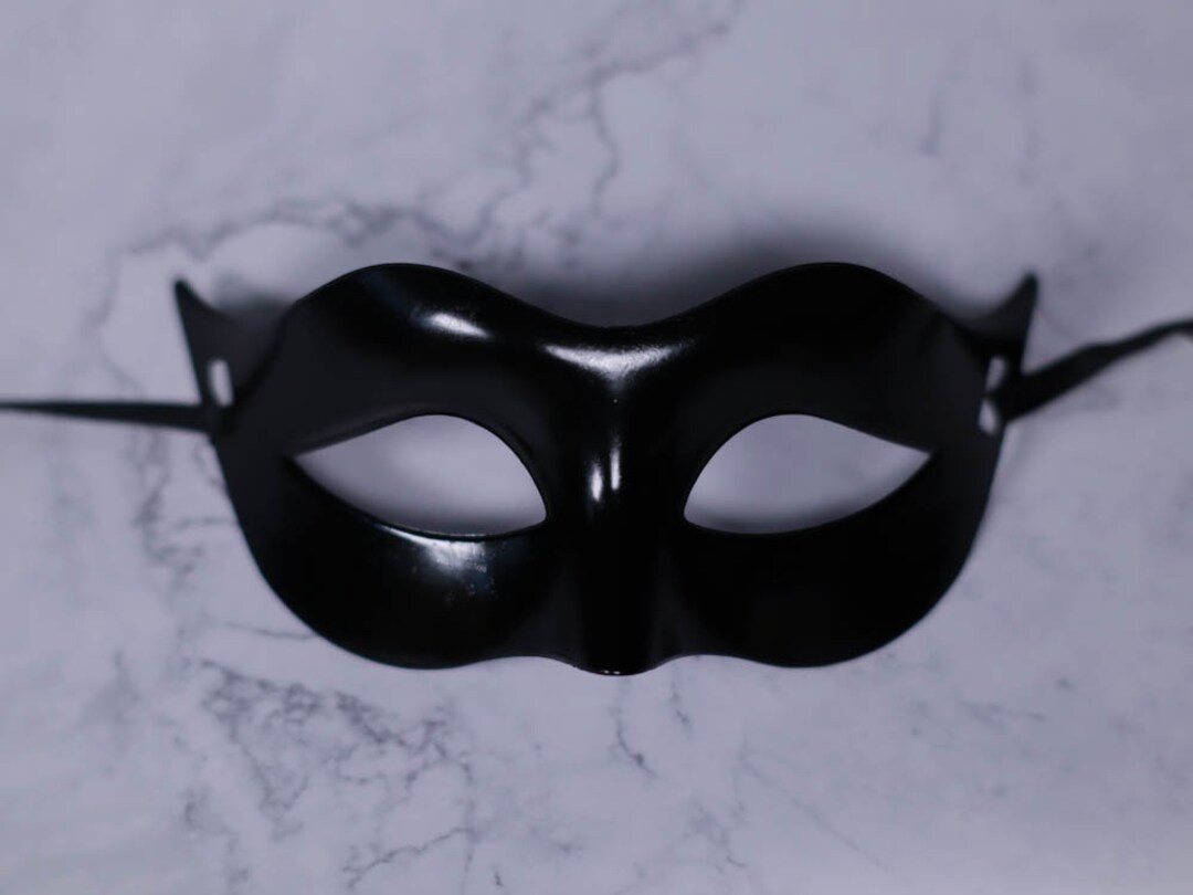 Black Phantom Masquerade Mask, Fit for Raven Costume, Masked Masquerade ...