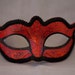 Red Phantom Masquerade Mask Fit for Masquerade New Years - Etsy