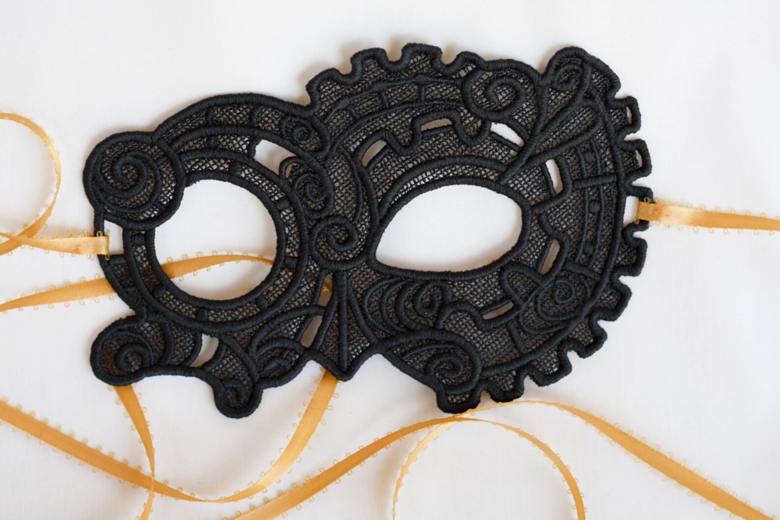 Masquerade Mask Lace Mask Black Masquerade Lace Mask Fit for | Etsy