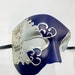 Phantom Half Face Navy Blue Masquerade Mask for Masquerade Parties, New ...