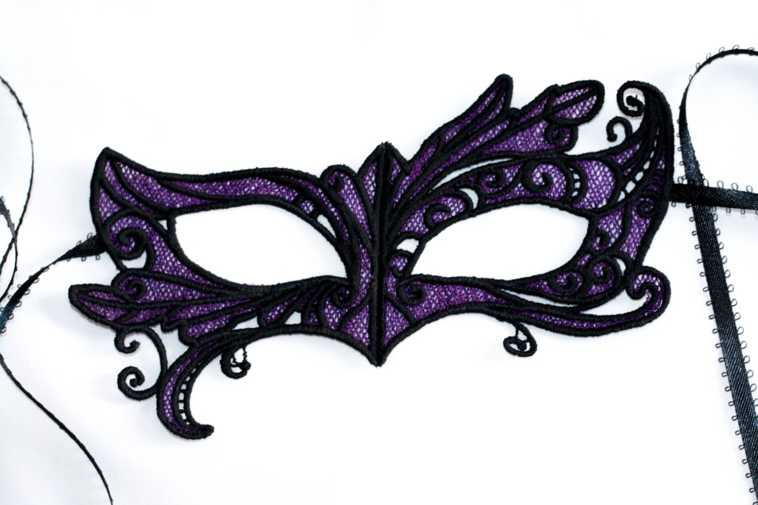 Couples Masquerade Masks, His and Her Masquerade Masks, Set of Two Lace ...
