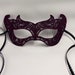 Lace Masquerade Mask, Black and MAROON Masquerade Custom Mask, Raven ...