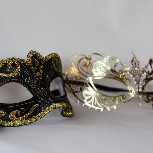 Gold Masquerade Mask - Etsy