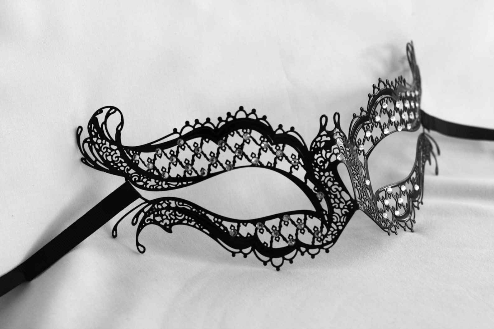 Black Masquerade Mask, Wedding/ Bachelorette Masquerade Party ...