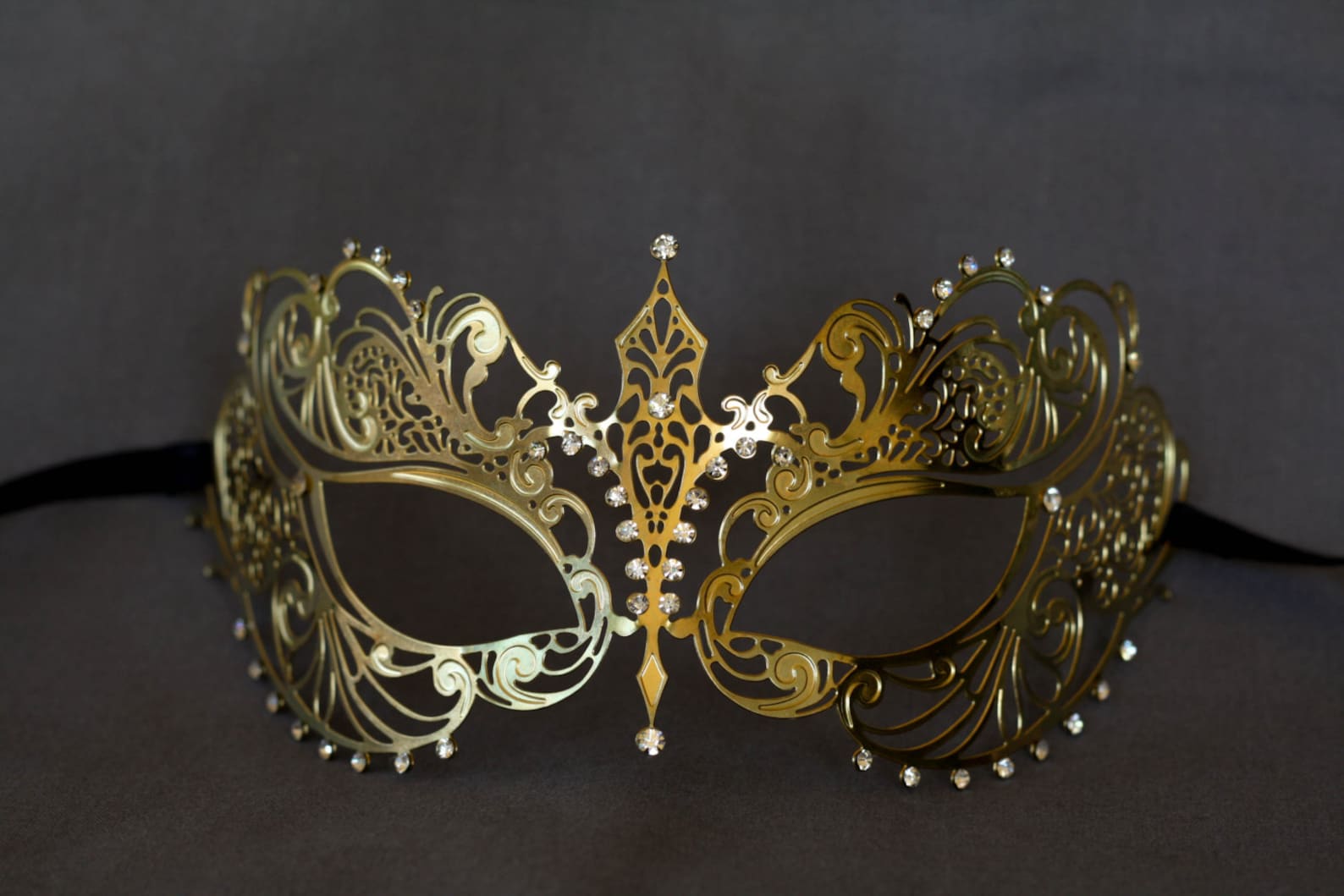 Gold Masquerade Mask. Masquerade Lace Metal Mask. Wedding - Etsy