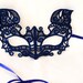 Masquerade Mask, Blue Fox Lace Masquerade Mask, Sexy Fox Masquerade ...