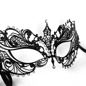 Black Masquerade Mask, Prom Masquerade Mask, Wedding Masquerade Mask ...