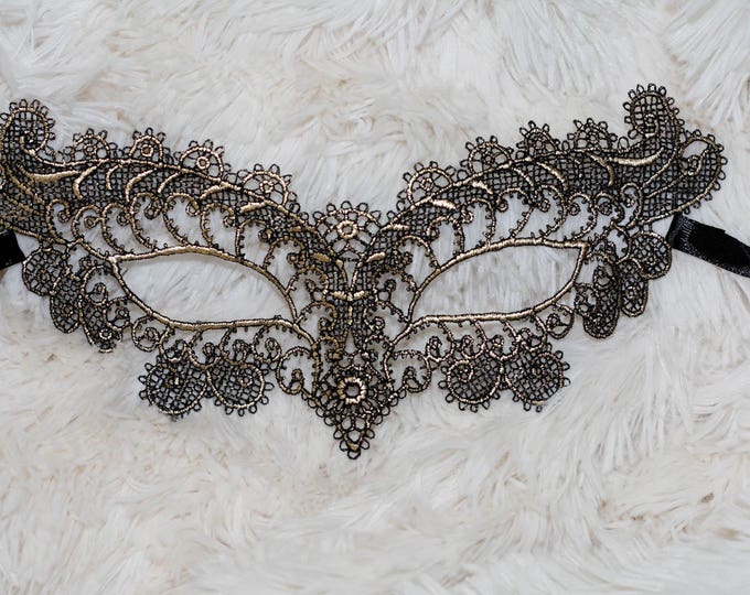Black Lace Laser Cut Masquerade Mask, Wedding Mask, Prom Mask, Mardi ...