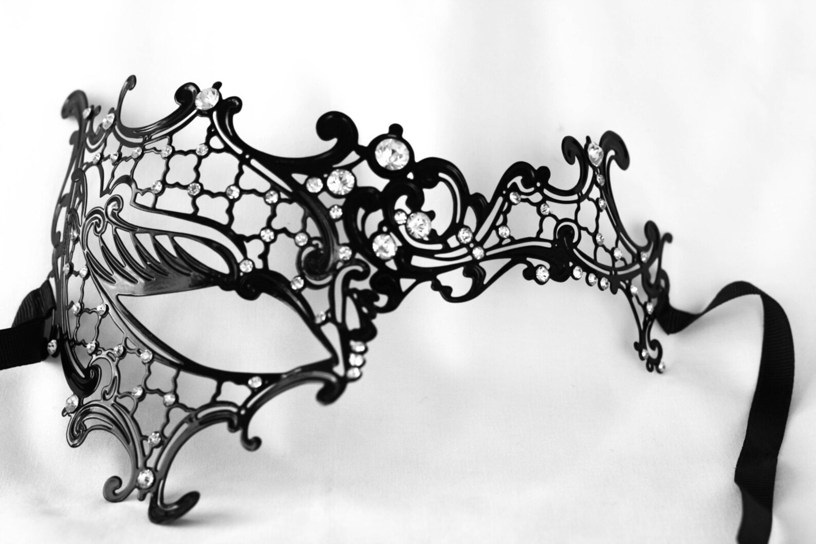 Masquerade Mask Black Lace Masquerade Mask Metal Lace Mask - Etsy
