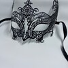 Black and Red Laser Cut Masquerade Metal Mask, Masquerade Metal Mask ...