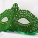Green Lace Mask Fit for Fairy Parties Masquerade Nights Peacock ...