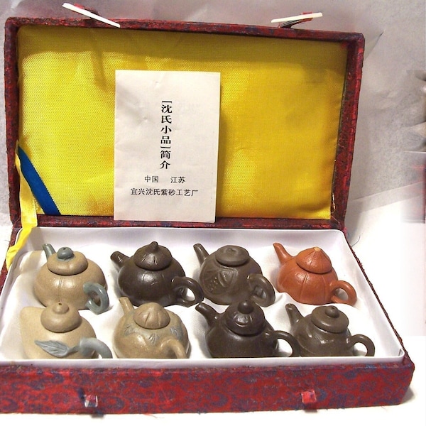 Miniature Teapots - Etsy