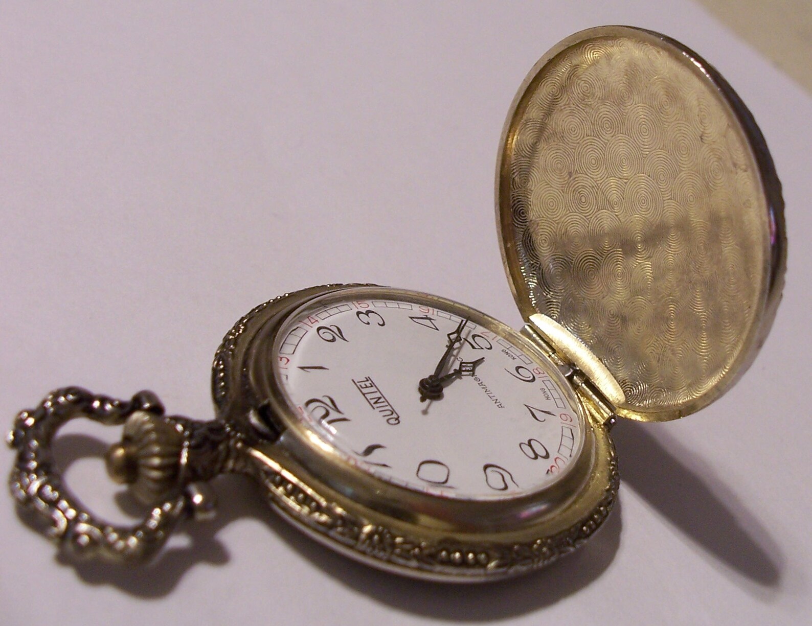 Vintage QUINTEL Antimagnetic Pocket Watch Duck Hunting Theme | Etsy