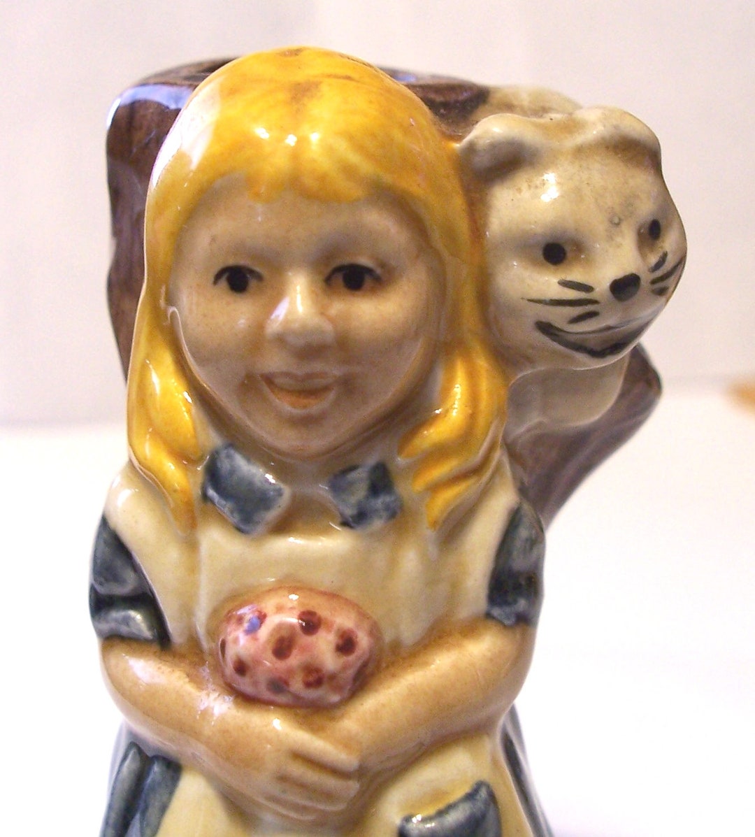 Alice in Wonderland Toby Jug Miniature Tony Wood Studio - Etsy