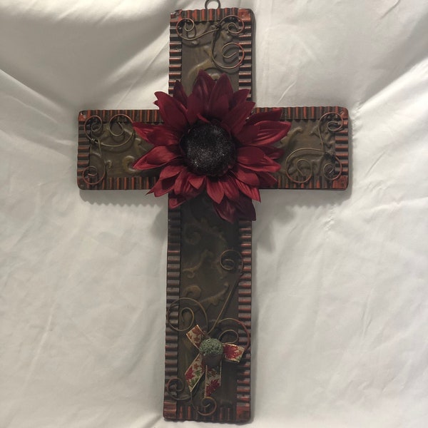 Tin Cross - Etsy