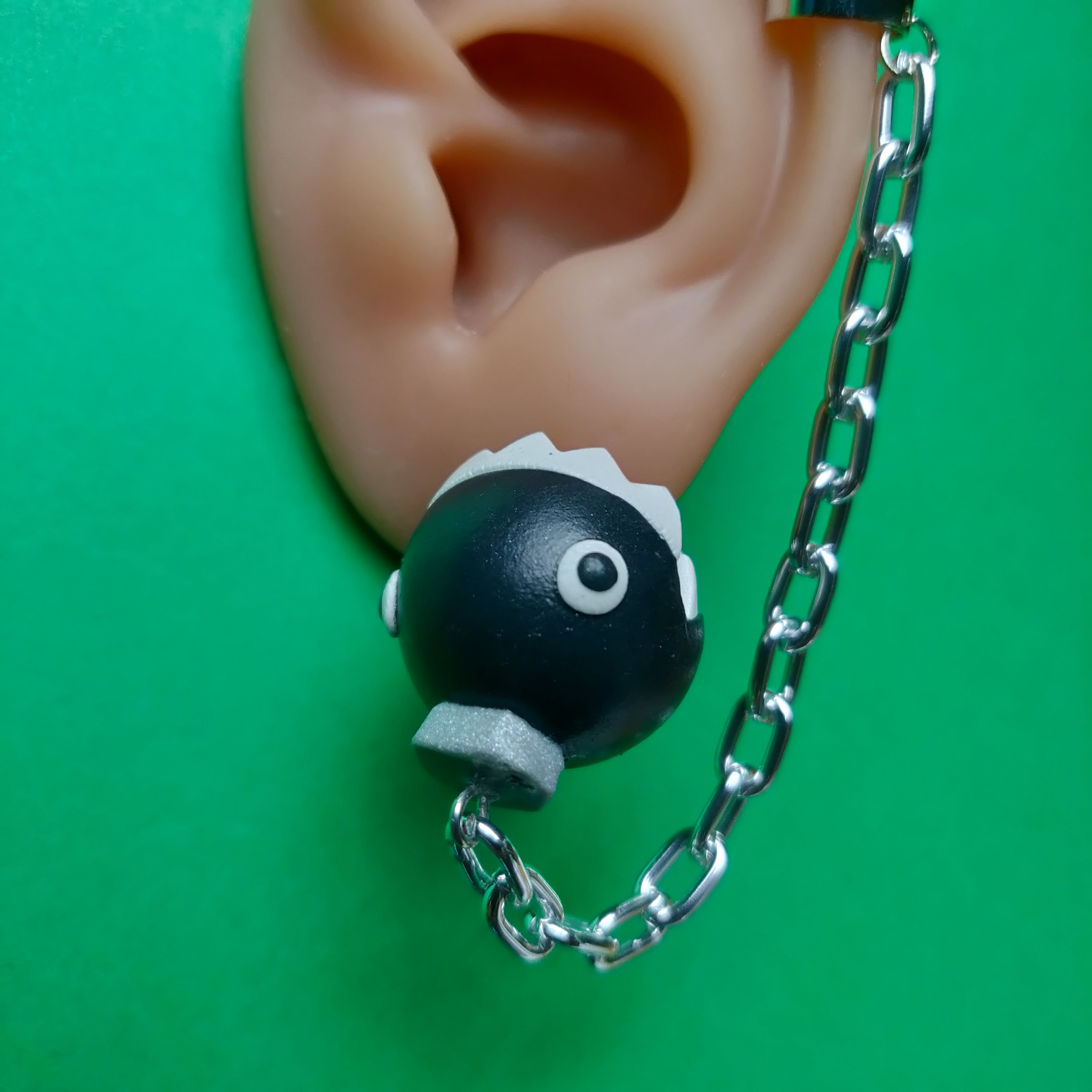 Mario Chain Chomp Earrings