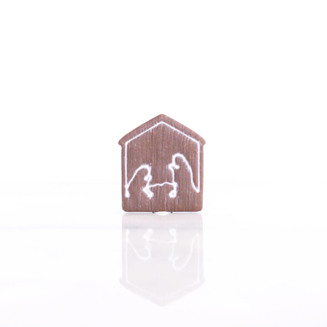 Nativity Scene Pin: Christmas Lapel Pin - Etsy