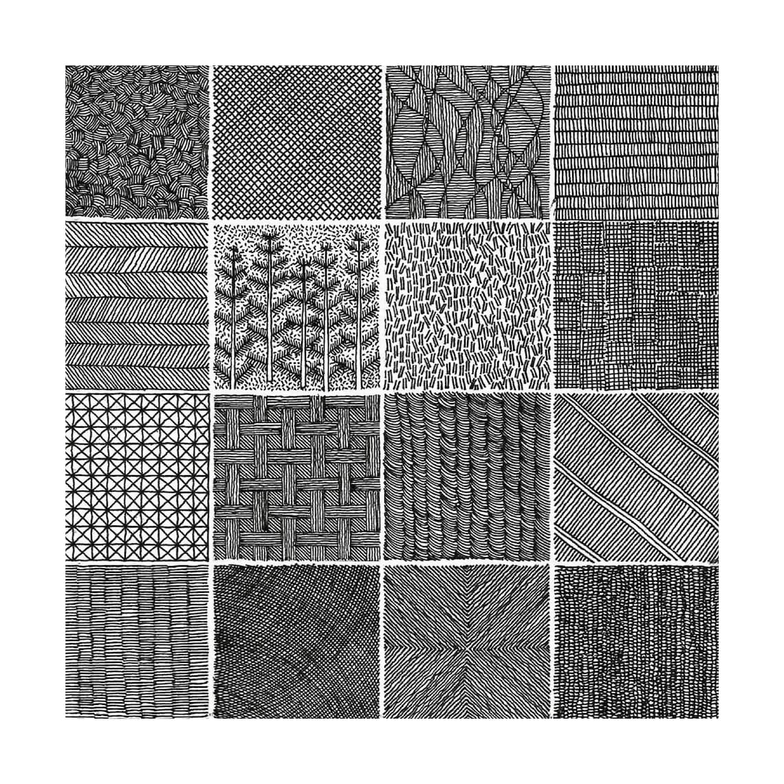 Patterns Hand Drawn Print | Patterns Illustration | Patterns Drawing ...