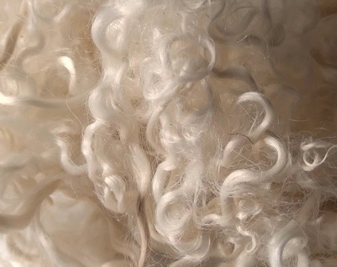 Wool 1 Oz Natural Washed Curly Wool for Santa Beards - Etsy