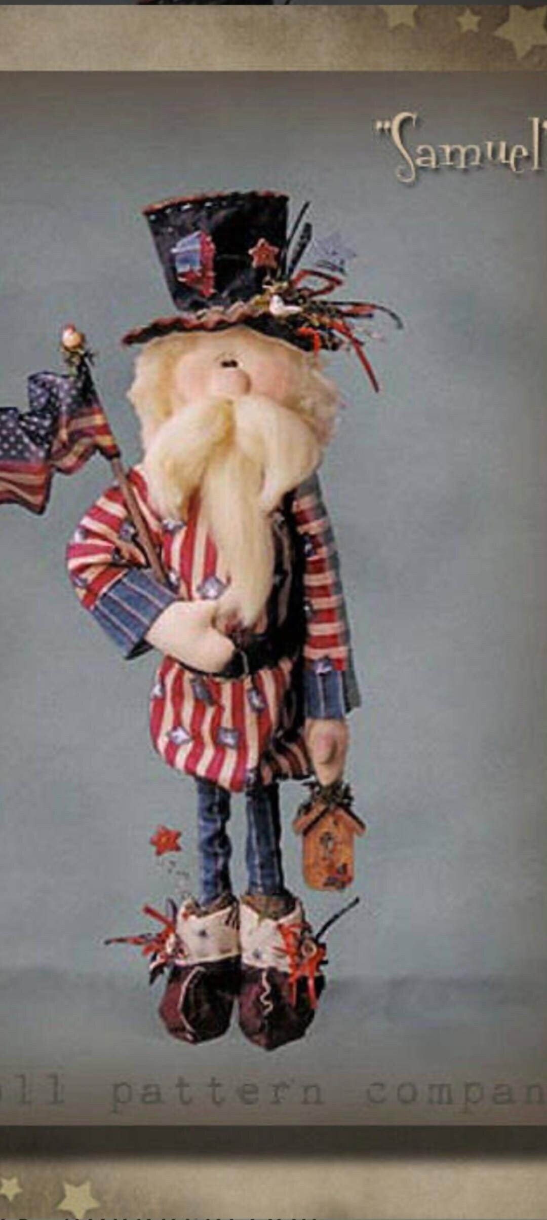 Samuel Pattern SET: - 23" American Doll - Etsy