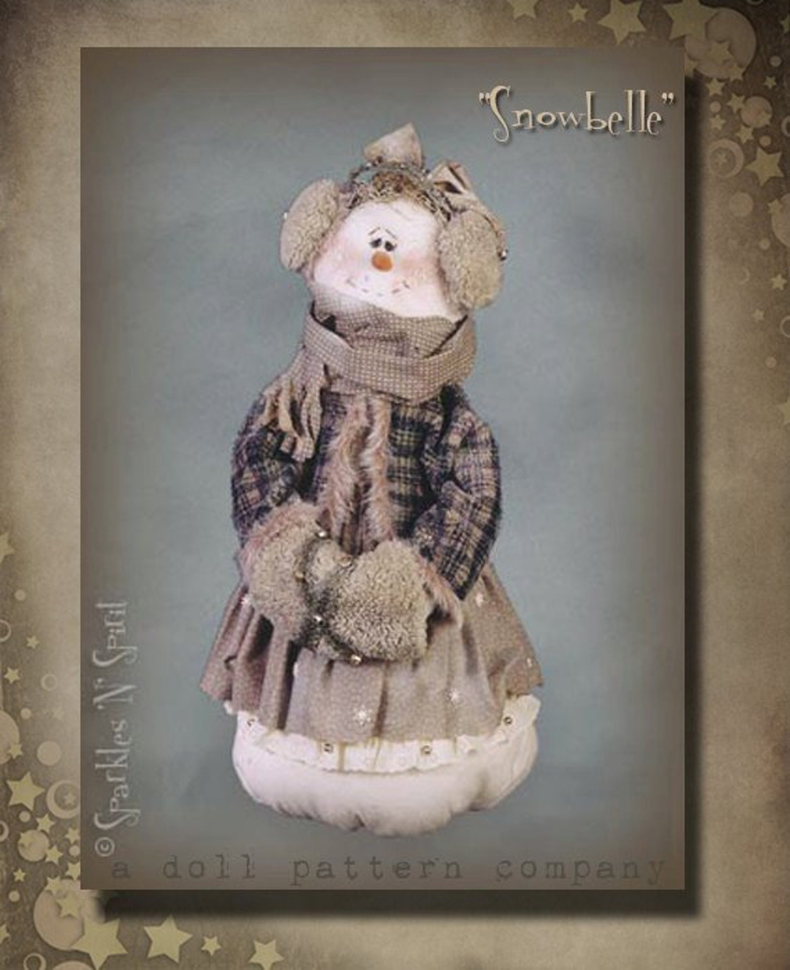 Pattern: Snowbelle 30 Snow Lady - Etsy