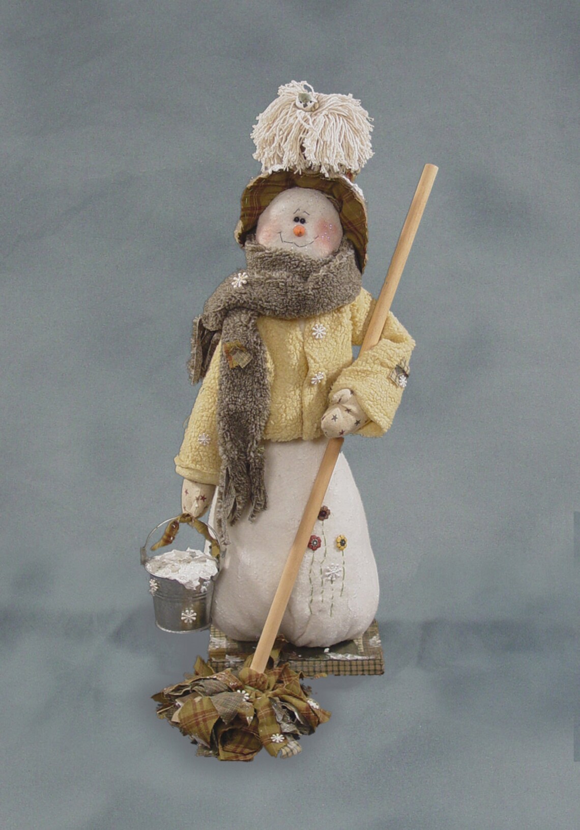 Pattern: Moppin up - 26" Snowman - Etsy
