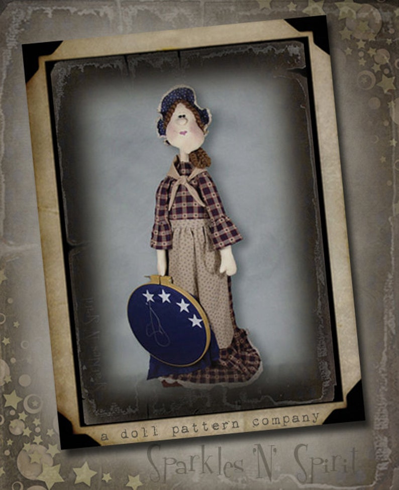 Pattern: Betsy Ross - 36" Standing Americana Lady - Etsy