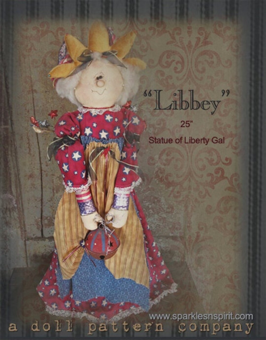 Pattern: Libbey - 24" Americana Girl - Etsy