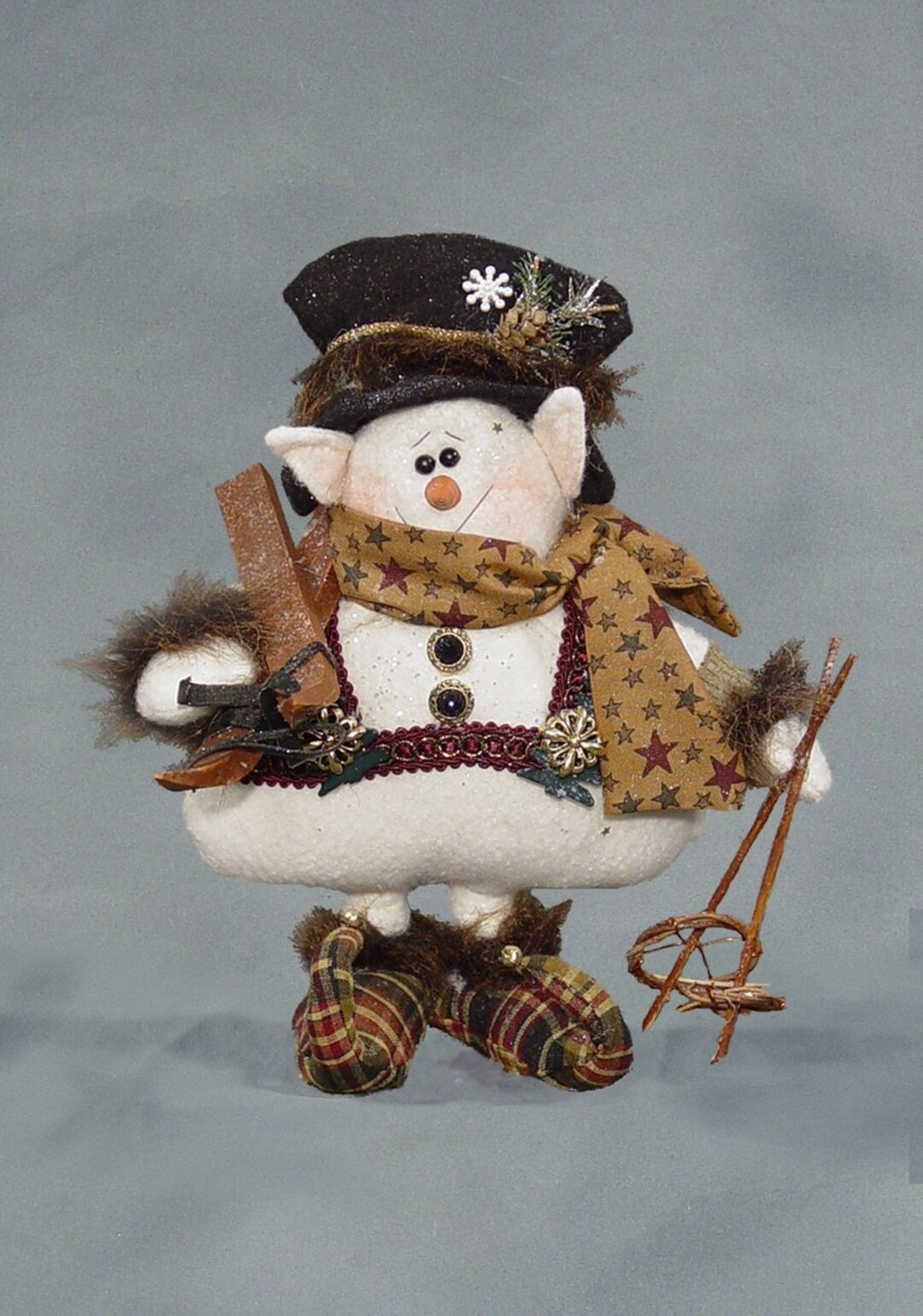 Pattern: Sir Willabe Snelf - 9" Snowman Elf - Etsy