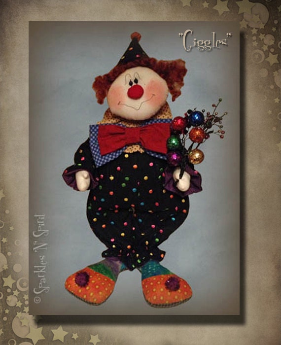 Pattern: Giggles 22 Clown | Etsy