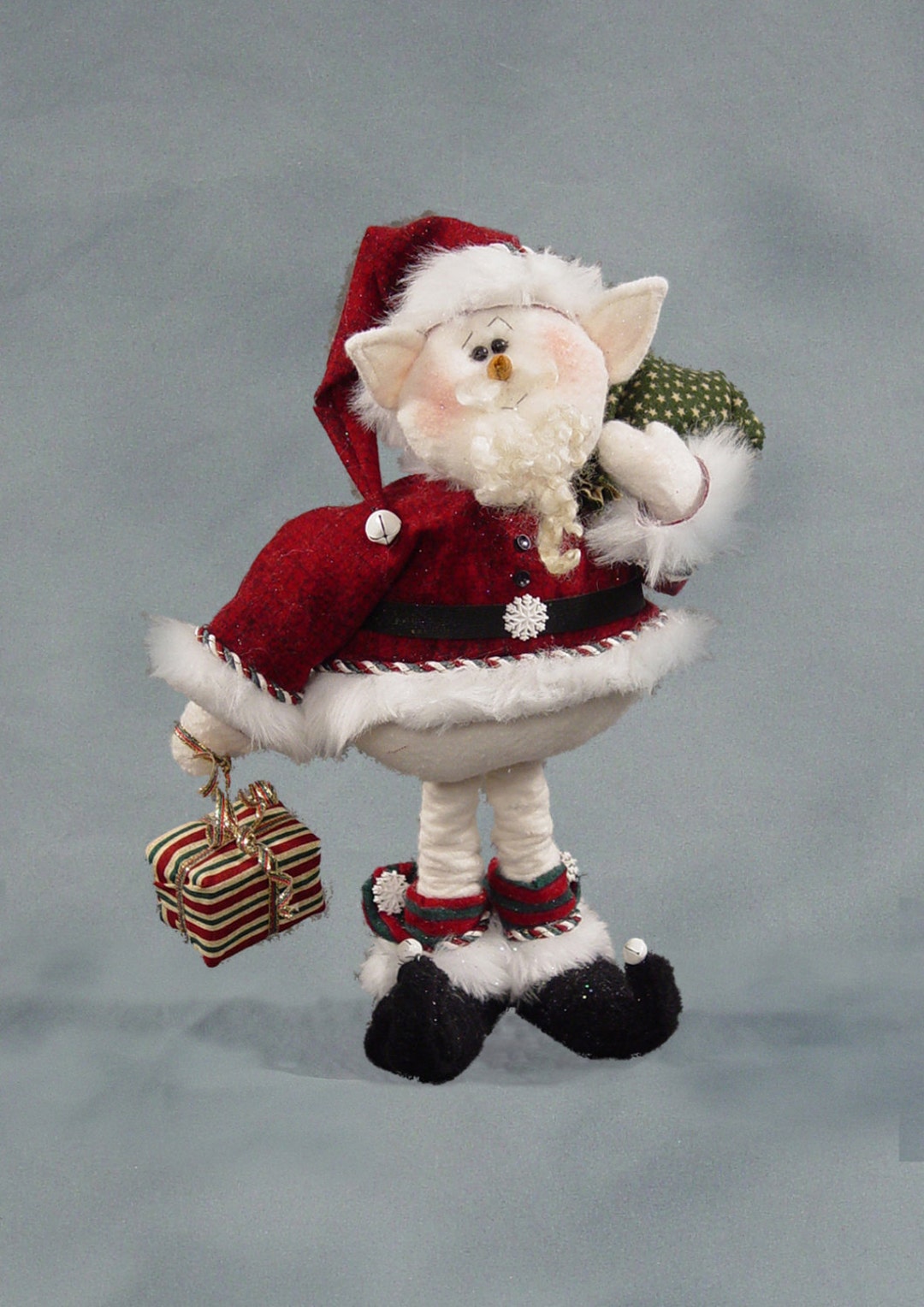 Pattern: Snanta - 12" Santa Snow Elf - Etsy