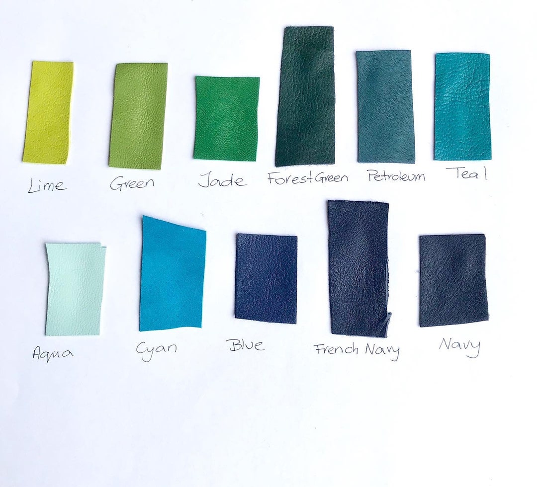 Leather Color Charts - Etsy