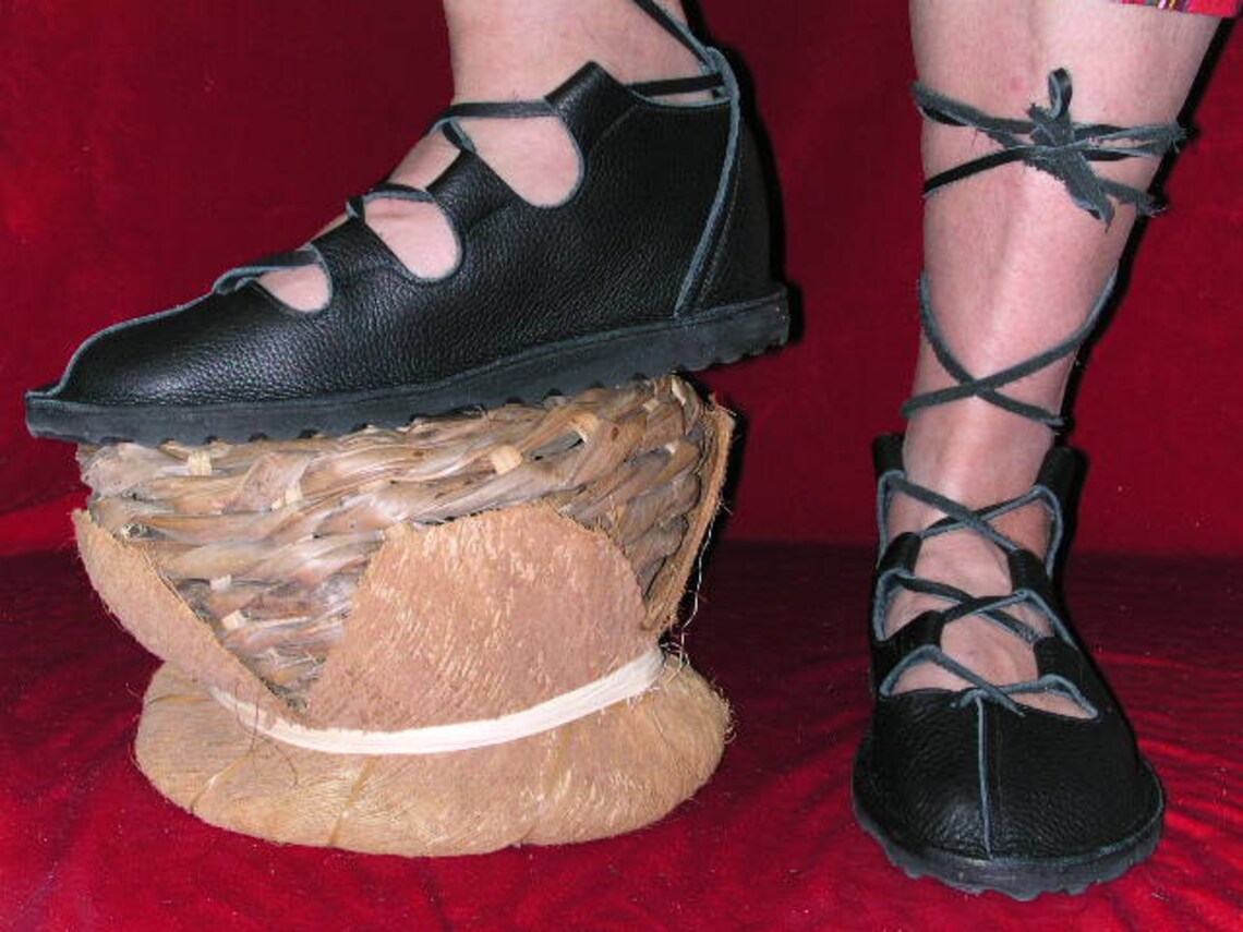 Black Men's Gilly Shoe - Etsy