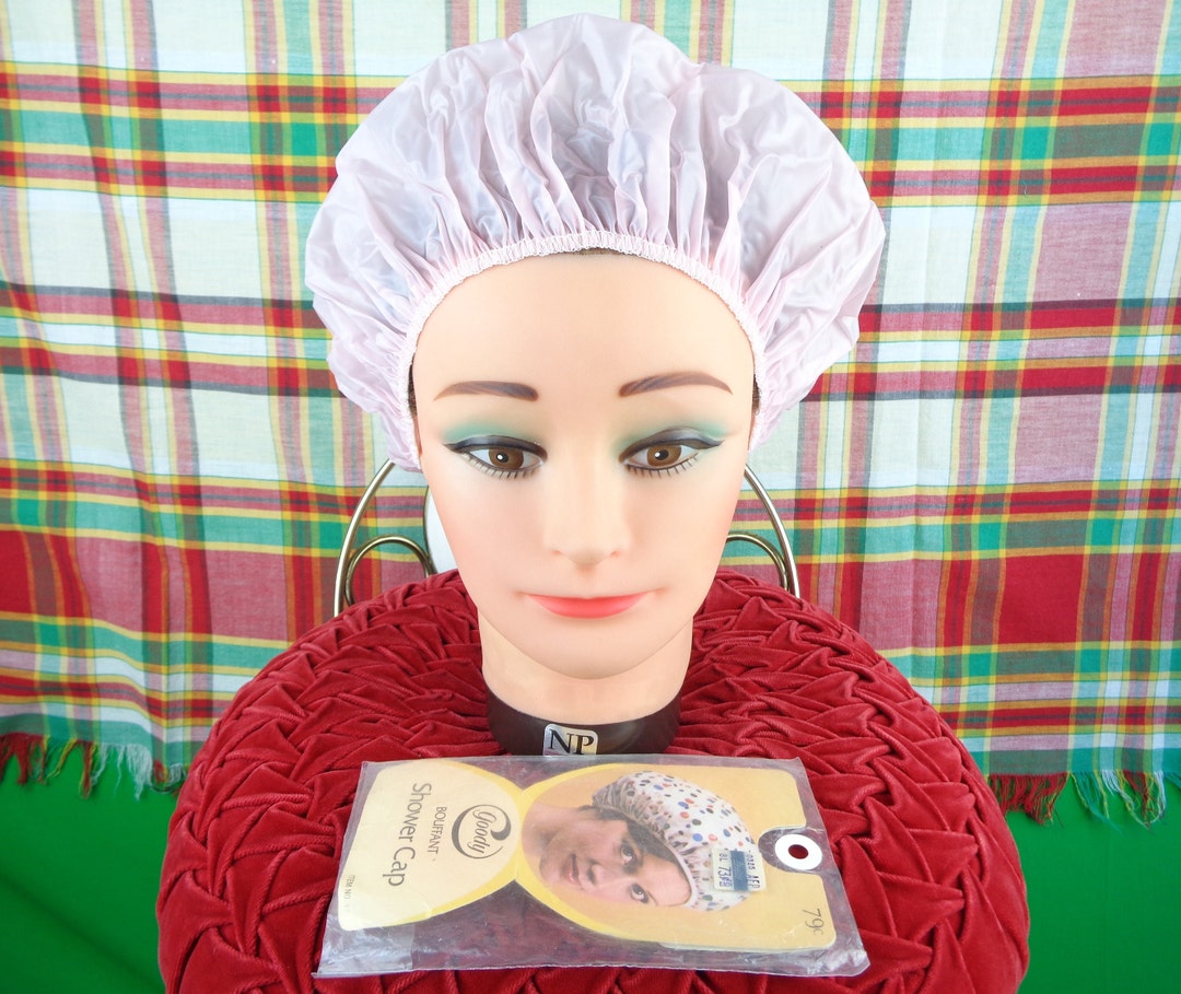 Womens Girls Goody Bath Beauty Pink Plastic PVC Shower Cap - Etsy