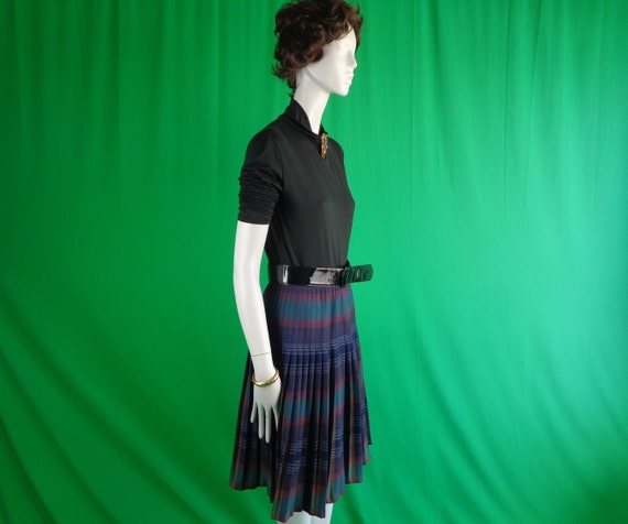 Vintage Retro Clothing Reversible Wool Kilt Skirt Hig… - Gem