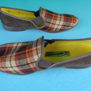 Vintage Retro House Bedroom Slippers Flats Shoes Footwear 60s 70s Mid ...