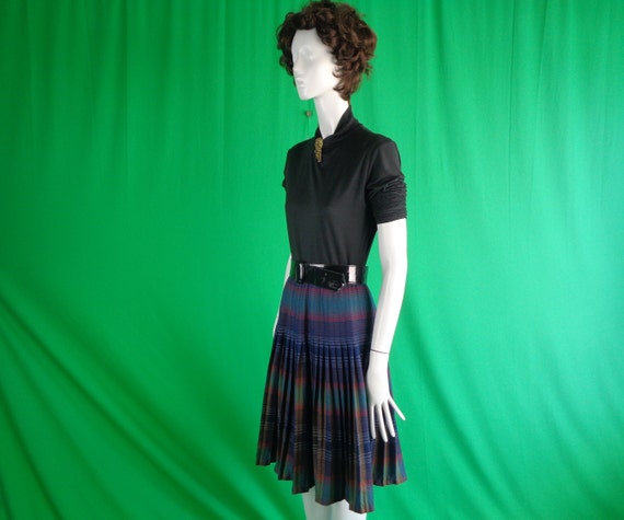 Vintage Retro Clothing Reversible Wool Kilt Skirt Hig… - Gem