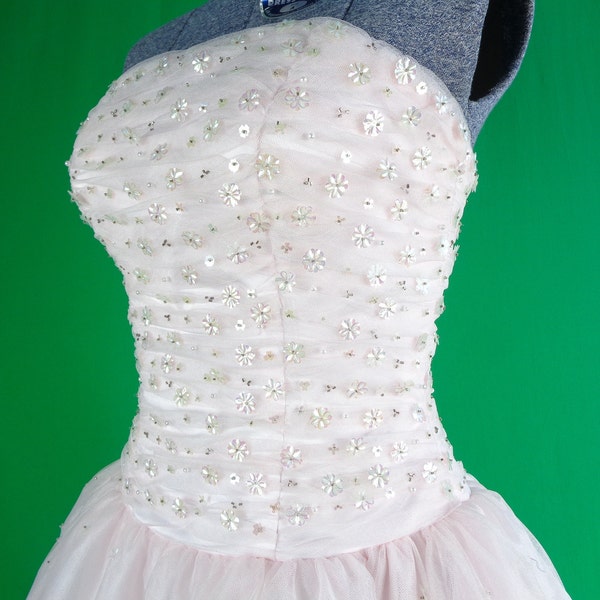 Pink 90s Prom Dress - Etsy