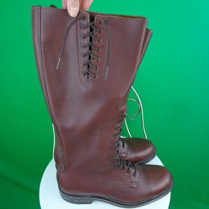 Men RCMP Brown Leather Boots 50s 60s Vintage Mid Century Size - Etsy