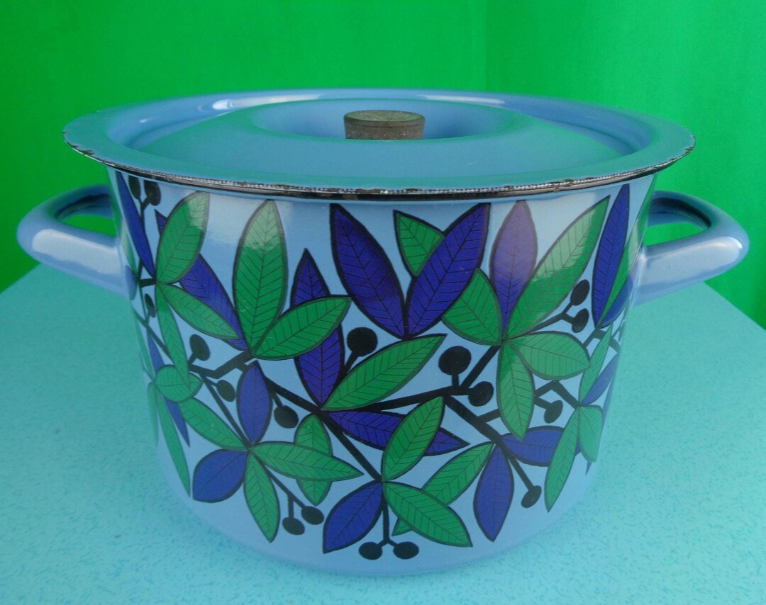 Vintage Retro Finel Stock Pot: 1960-70s Finland Cookware Transfer-ware ...