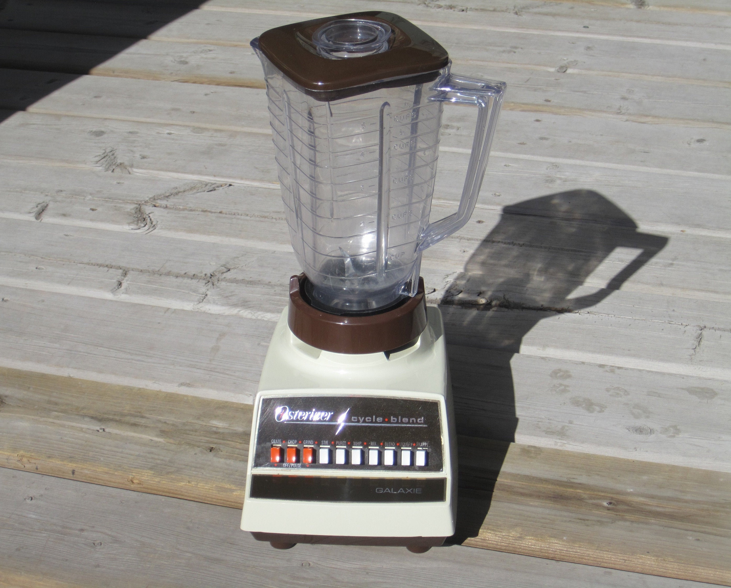 WORKS 1970s 80s Vintage Retro Osterizer Galaxie Blender 10 Speed Small ...