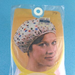 Vintage Goody Pink PVC Shower Cap - 1970s Beauty Accessory Bath Bonet ...