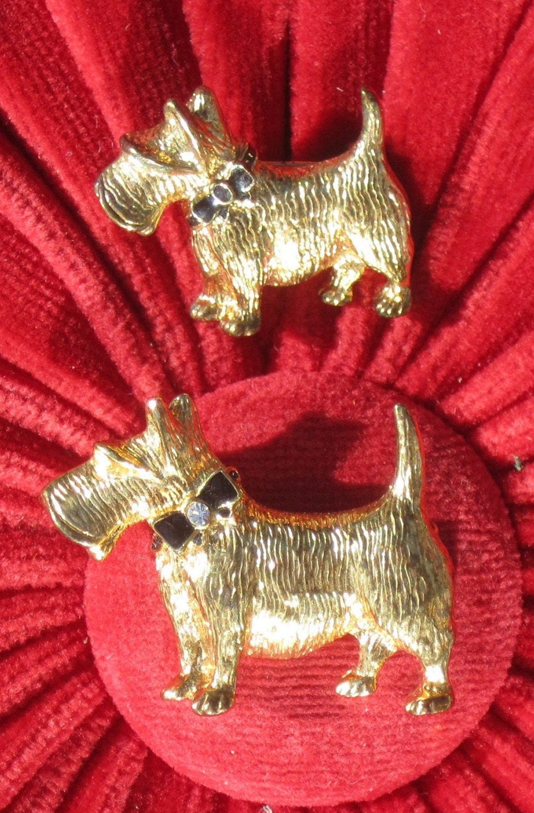 Vintage Avon Scottish Terrier Brooch: Gold Tone Scotty Dog Pin - Etsy