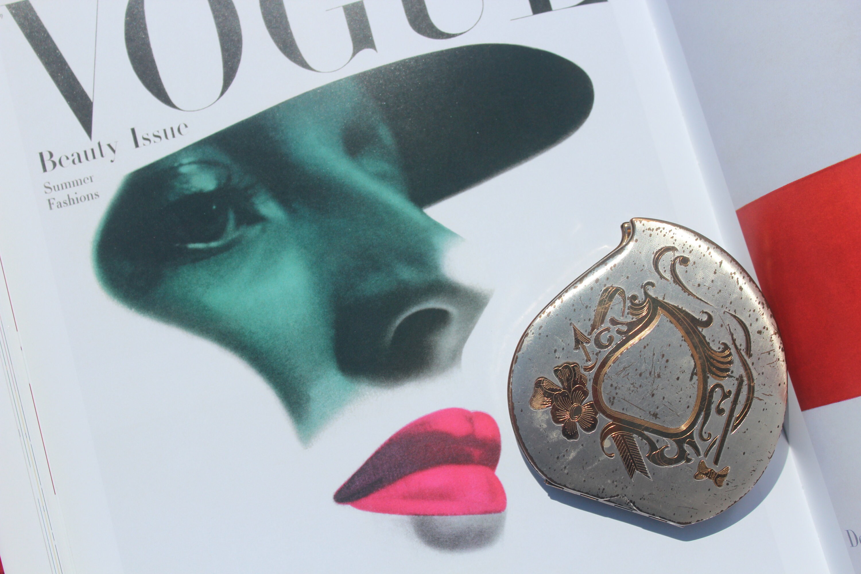 1940s 50s WW2 Vintage Mid Century Retro Elgin Makeup Cosmetics Face ...