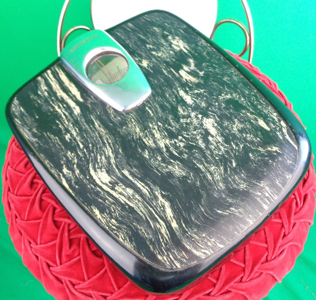 Counselor Weight Scale Fitness Small Appliance Black Beige 40s 50s WW2 ...