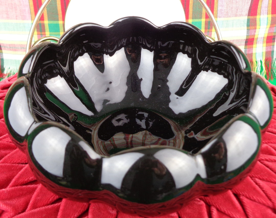 Arte Coleccionable Cerámica Cerámica Lotus Rum Rill Negro - Etsy España